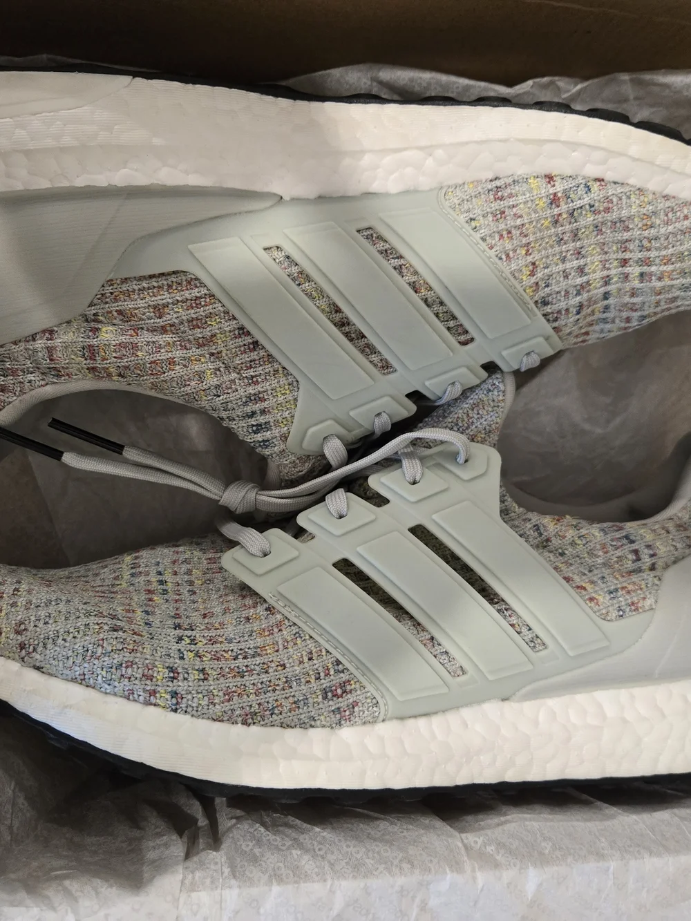 adidas | Shoes | Adidas Ultra Booat Multicolor Knit Running Sneakers ...